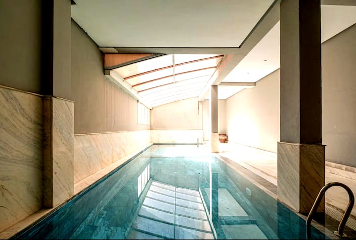 Perle Lumineuse à Guéliz Avec Piscine Couverte - Marrakesh