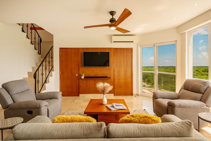 Cozy 2br Apartment W/ocean Access & Snorkel Spot - Cozumel