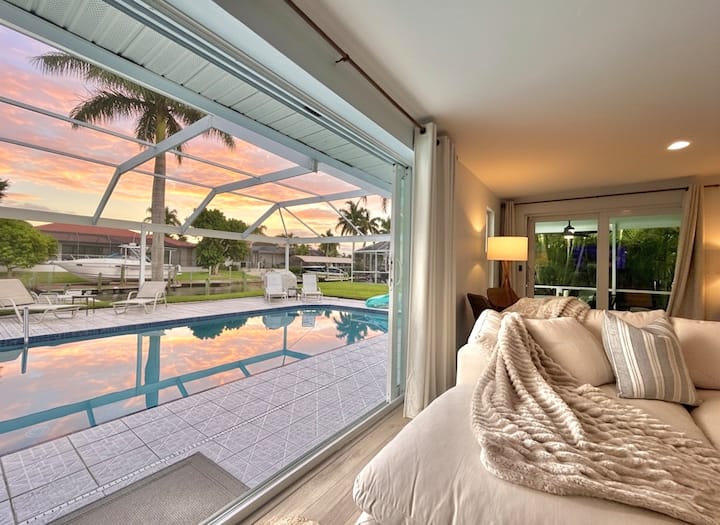 Gulf Access Home With Heated Pool In Yacht Club - Cape Coral, FL