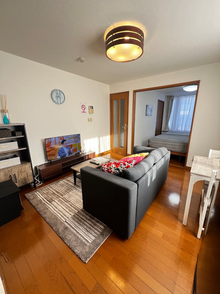 ”駐車場付きセミダブルツインルーム”　最大６人、Wi-fi、エアコン等、各種設備完備 - Sapporo