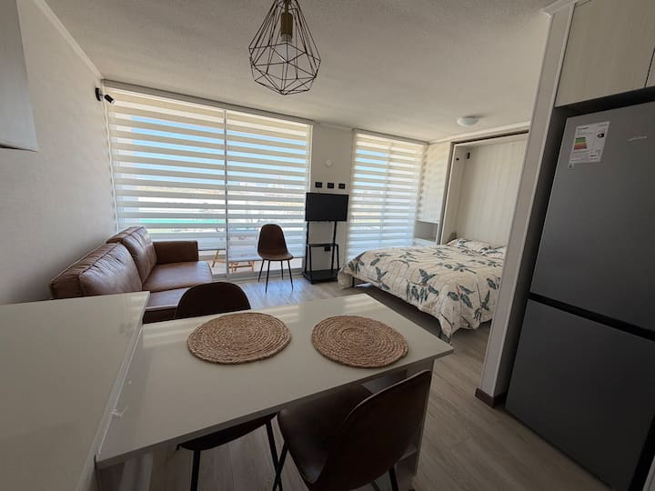 Encantador Departamento De Un Ambiente Moderno - La Serena