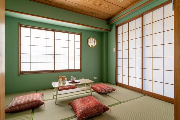 浅草寺4分钟晴空塔10分钟日式温馨和宿301 Max9人wifi - Ueno