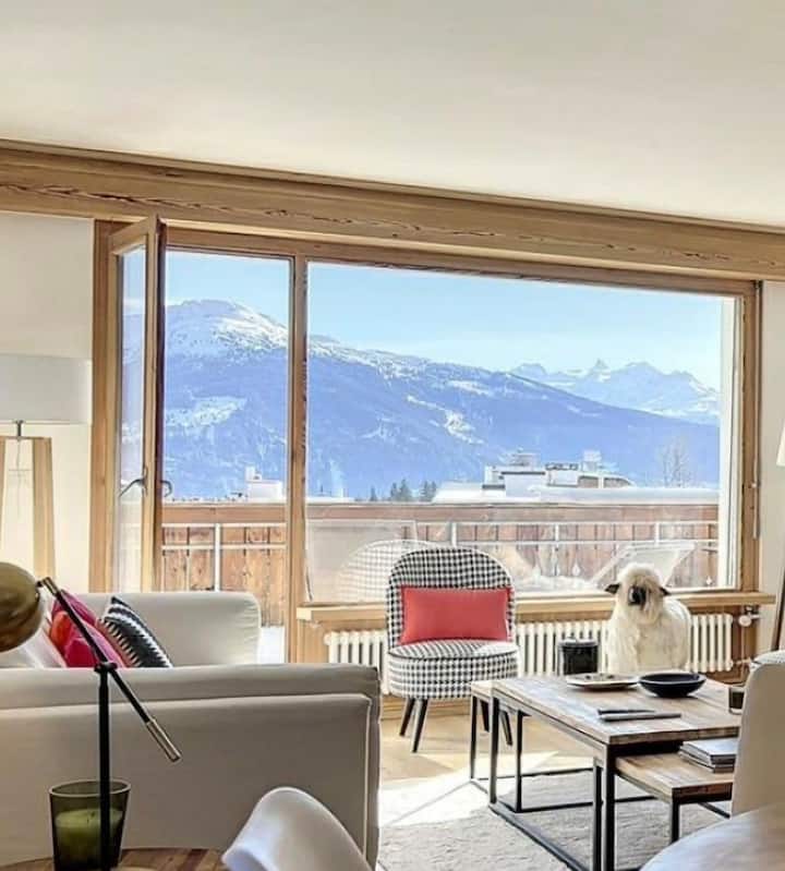 3 Bdm Apartment With Xl Terrasse - Crans-Montana