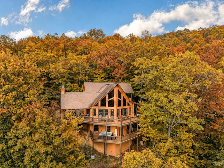 Mountain Views-fireplace-jacuzzi-games-close To Br - Blue Ridge, GA