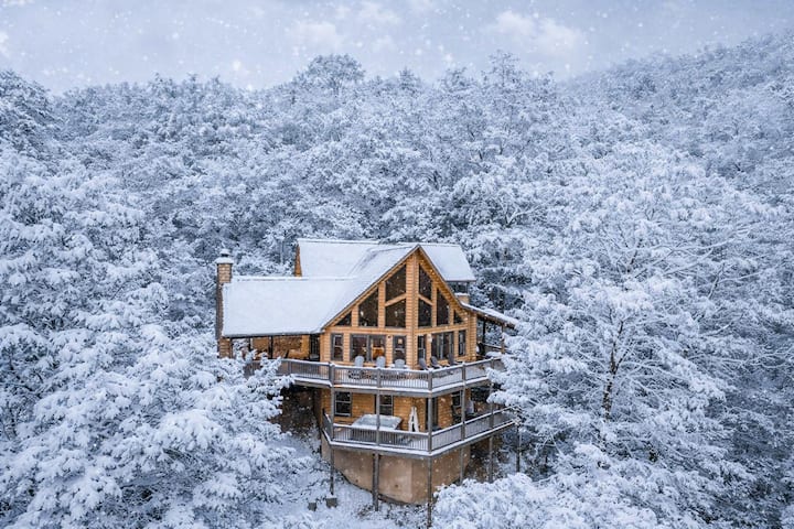 Mountain Views-fireplace-jacuzzi-games-close To Br - Blue Ridge, GA