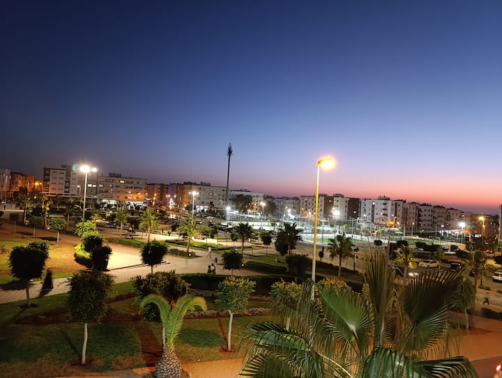 Appart Chic Vue Sur Parc (Affaires Et Tourisme) - Temara