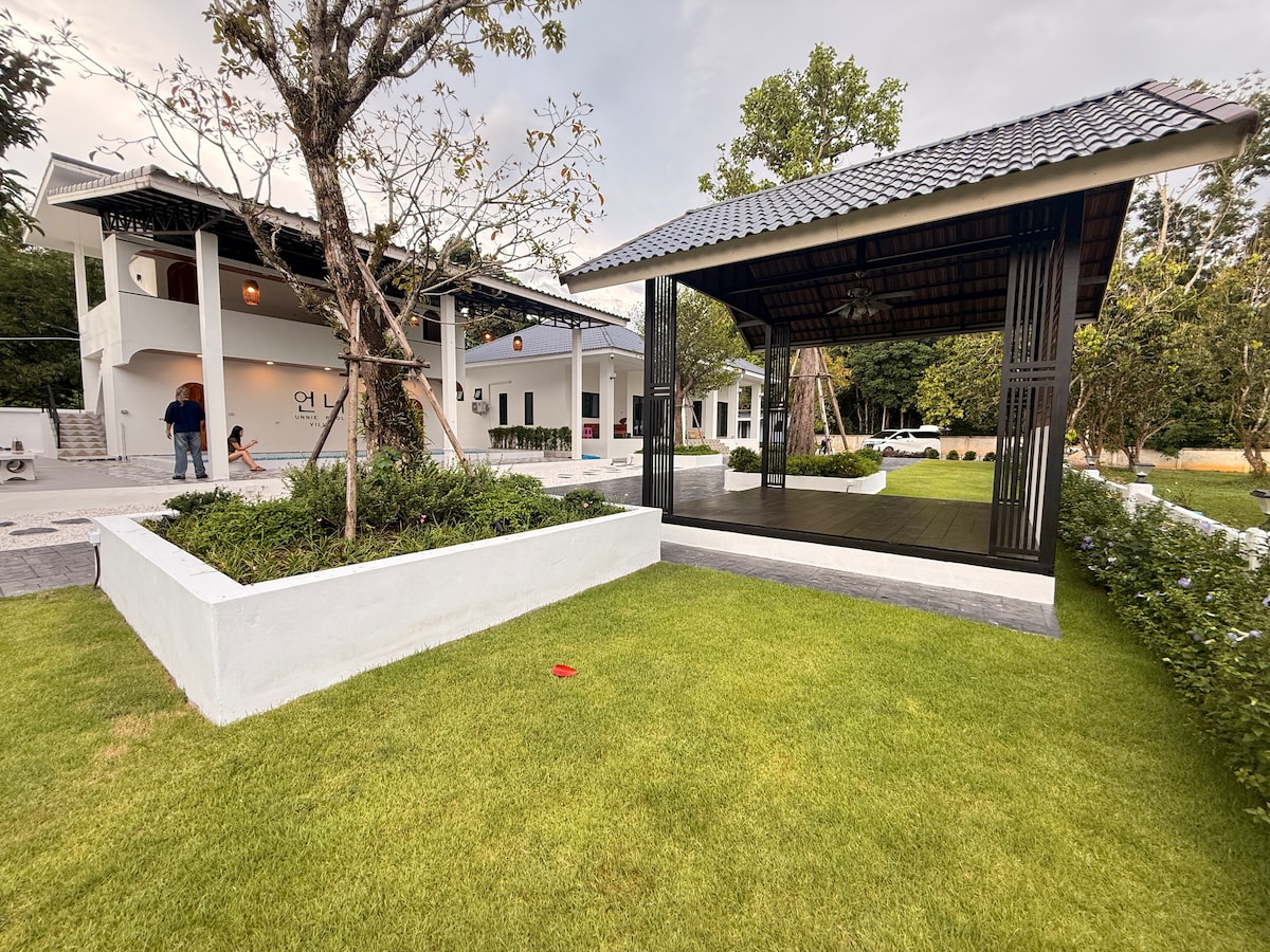 Unnie Pool Villa Rattapoom 22-30pax - Airbnb