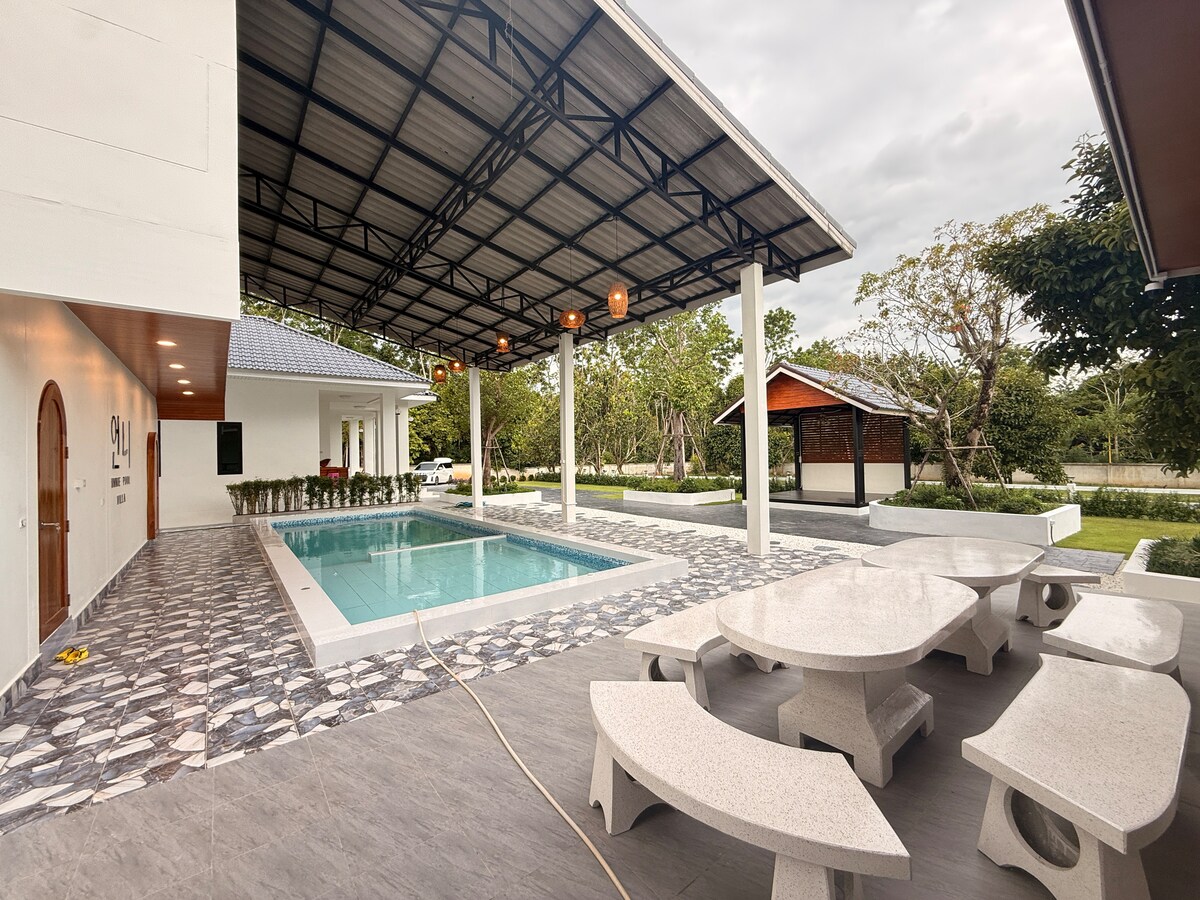 Unnie Pool Villa Rattapoom 22-30pax - Airbnb