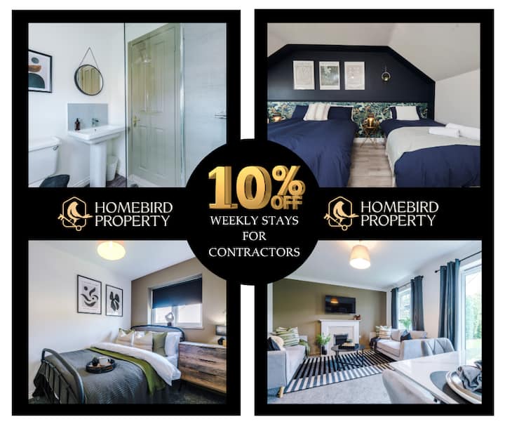 25%off Monthly Stay | Sleeps 4 | Luxury Stay - Leeds