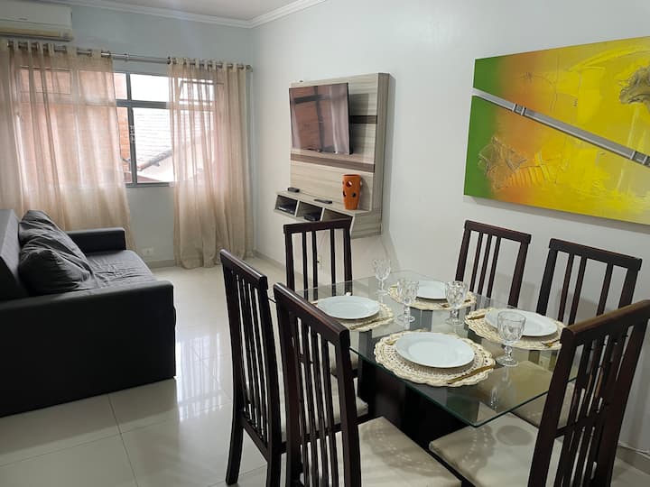 3 Min Do Mar-wi-fi-1 Vaga-ar Cond Cantinho Da Nô - Praia Grande