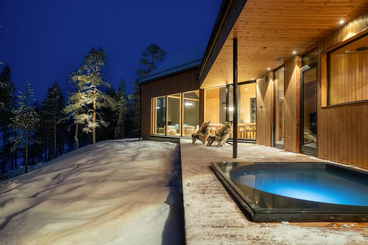 Inai Haven Lyra - Private Lapland Hideaway - Houses for Rent in Inari ...