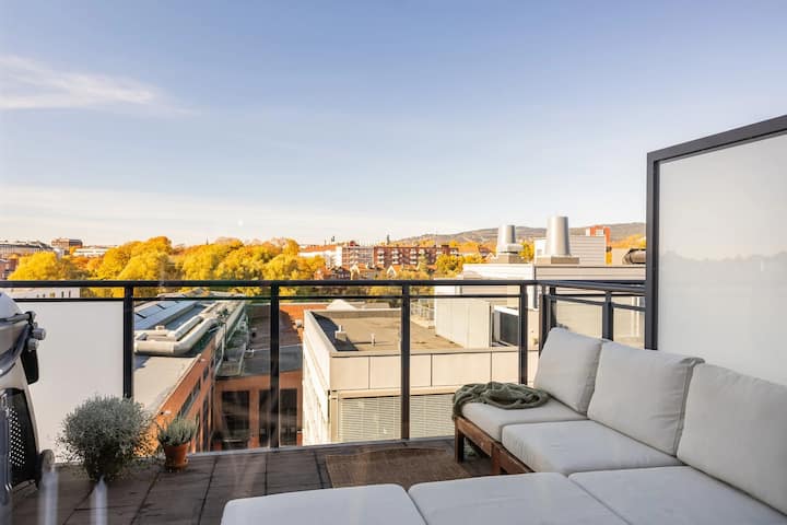 Cozy Apartment In Torshov With Two Balconies - Oslo