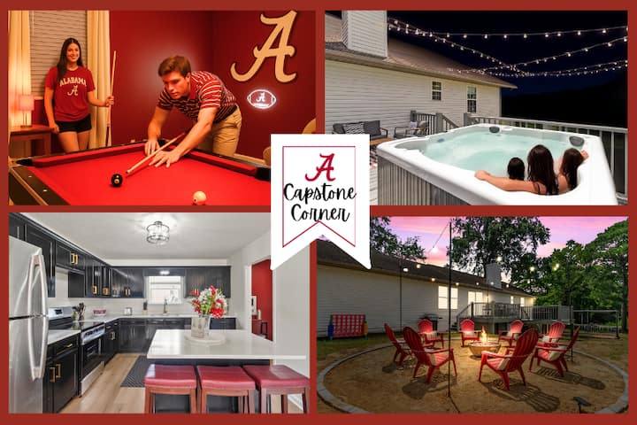 4bd•3 King Beds- Hot Tub, Game Room, Batting Cage - Tuscaloosa, AL