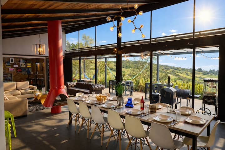 Finca Premium En Guasca/ Jacuzzi+ Vista A Montañas - Guasca