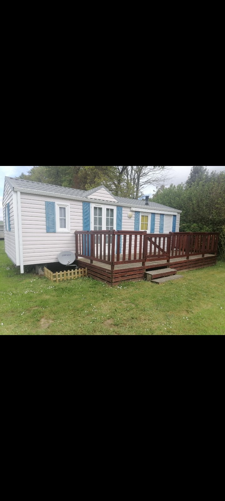 Mobile-home, Piscine Terrasse, Jardin, Camping - Louannec