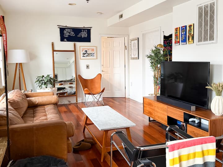 Chic, Modern Hoboken 1br | 20 Min To Metlife & Nyc - Hoboken, NJ