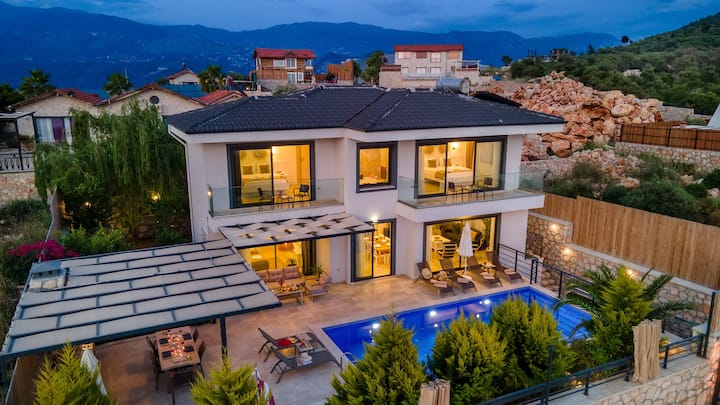 Villa Asil Muhteşem Gün Batımı - Kalkan