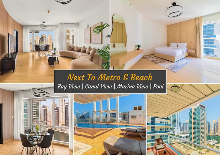 Canal View 2br In Dubai Marina Apt | Pool+sauana - Dubai