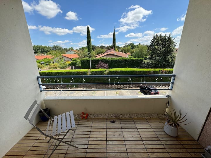 Grand Appartement Au Calme - Balma