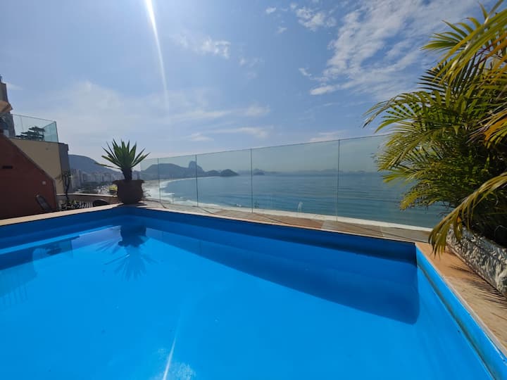 Adv002 Tropical Penthouse On Copacbana Beach - Ipanema