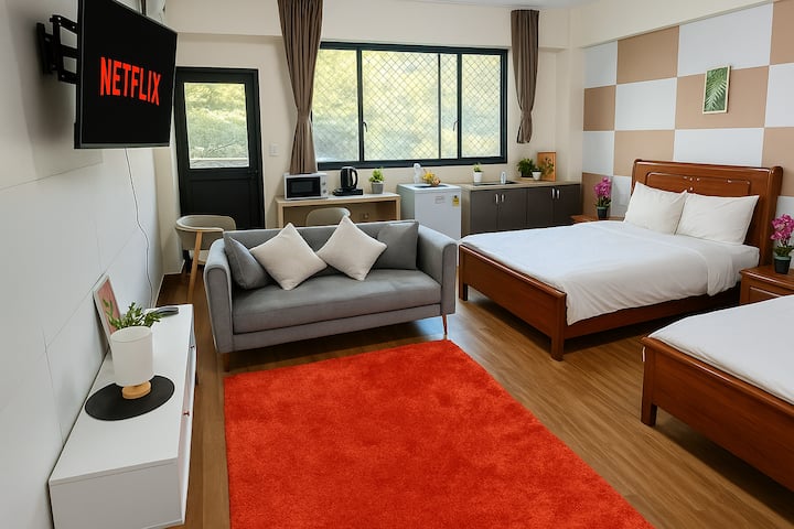 Vailoa Studio, 2 Queen Beds, Ac, Wi-fi, 5 Min Apia - Samoa