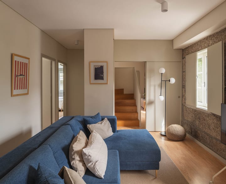 River And Historic Center View With A Huge Terrace - Amarante