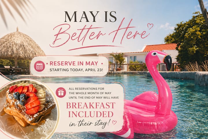 5 Star Hideout's Garden Suite 1 - May Special - Aruba
