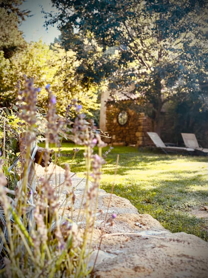 Charming Little Stone House In Ranch - Cadenet