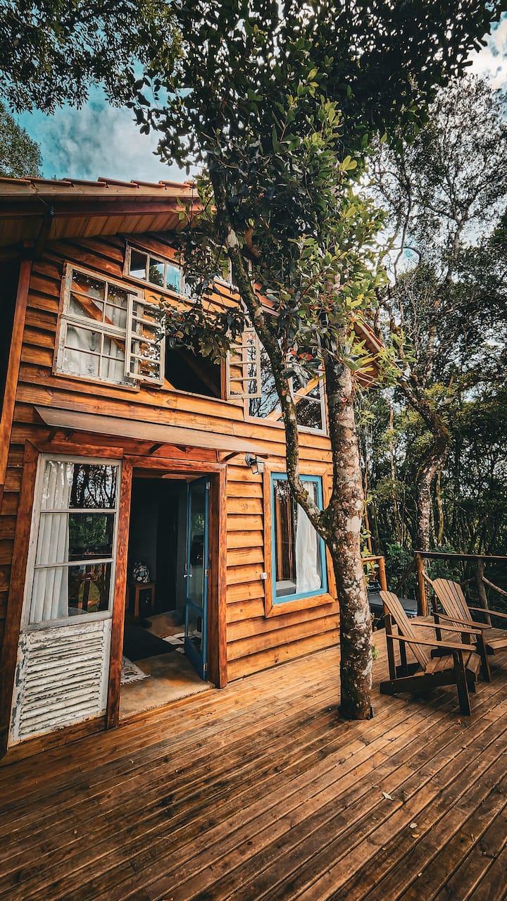 Chalé Romântico Manjericão - Campo Alegre