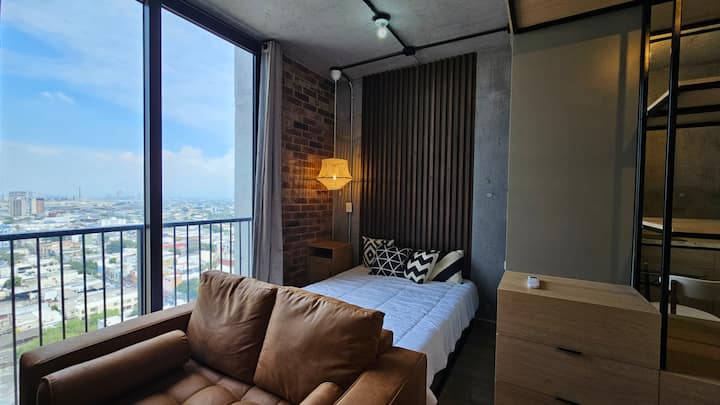 Loft Industrial Chic + Alberca - Monterrey
