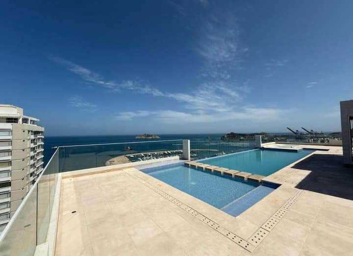 Edificio Eira Hermoso Apartaestudio Piso 16 - Santa Marta