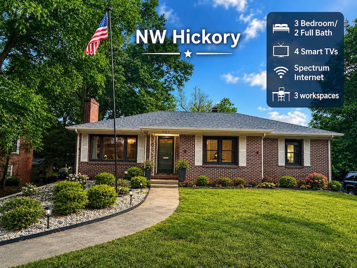 1 King Bed/2 Queen Beds, 3smart Tv, Washer & Dryer - Hickory, NC