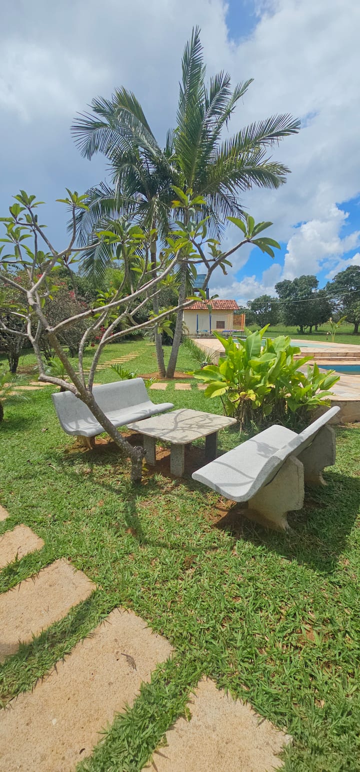 Chácara Família, Casa Madeira, Wi-fi, Piscina - Brazil