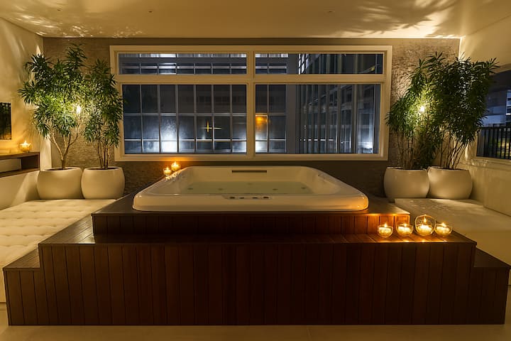 Loft Em Condomínio Luxuoso - Saúna, Lago, Jacuzzi - Xangri-Lá