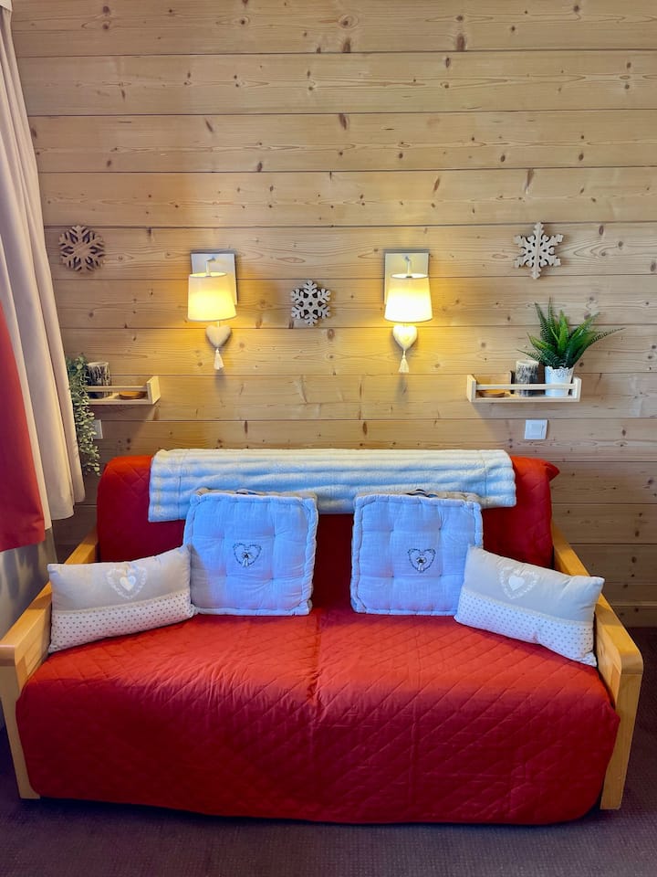 Cosy Studio In 1800 With Swimming Pool & Sauna - Belle Plagne