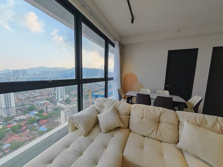 Cozy Homie Stay In Urban Suite - ペナン