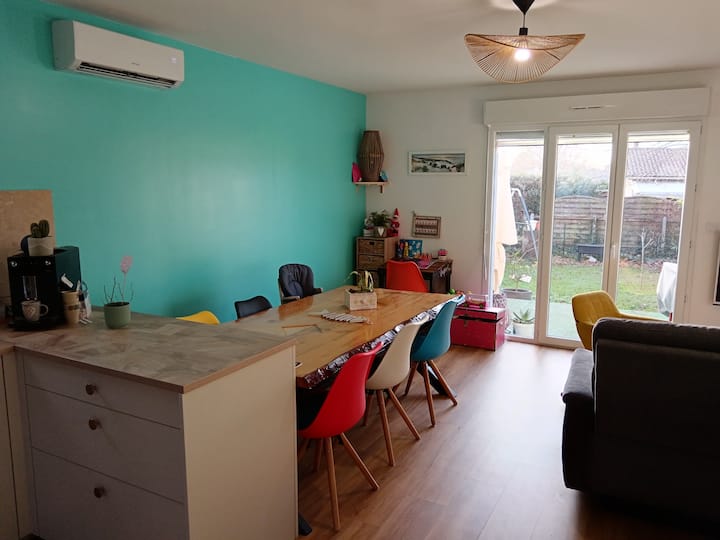 Maison Duplex Avec Jardin Et Spa - Biganos