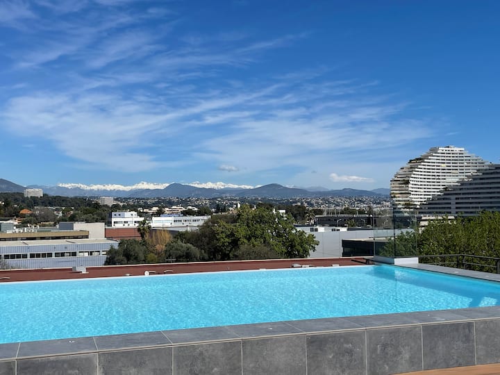 Appartement Avec Piscine - Villeneuve-Loubet