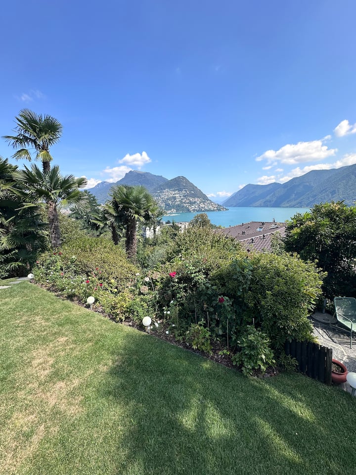 Eleganza E Natura In Una Villa Da Sogno Panoramica - ルガノ