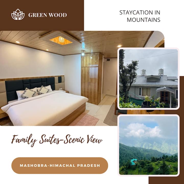 Spacious 2br Suite | Stunning Green Valley Views - Mashobra