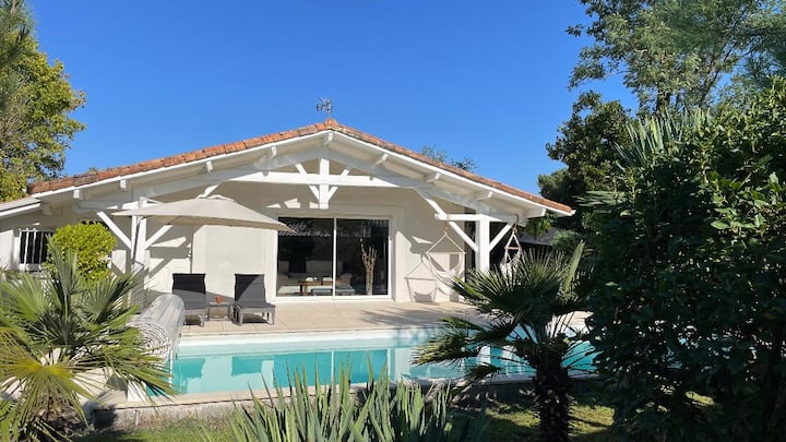 Maison Paisible Sans Vis à Vis Piscine Chauffée - Le Teich