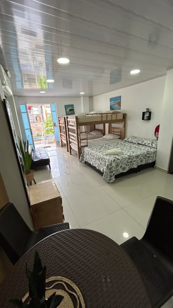 Estudio 201 Familiar Equipado - San Andrés