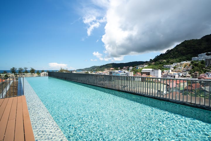 新房特惠！芭东Thedeck43豪华一卧公寓带浴缸 近芭东海滩Bangla江西冷 - Patong Beach