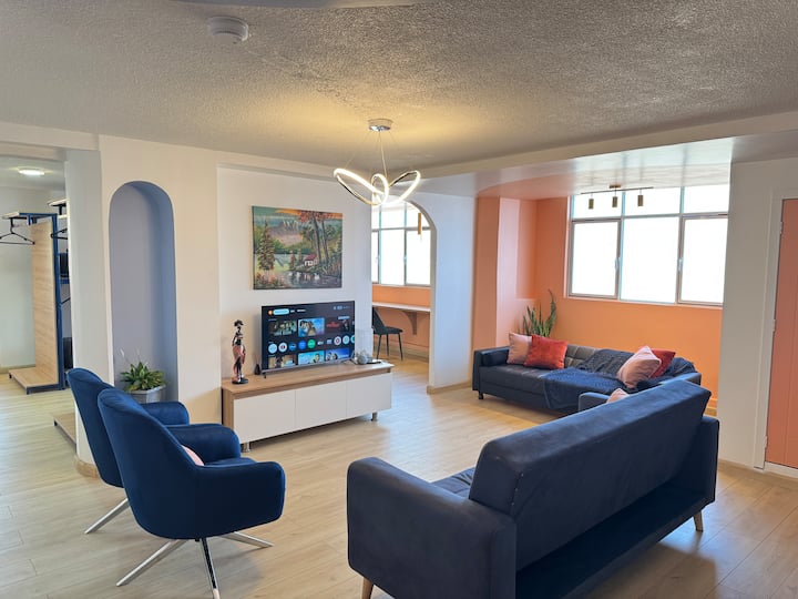 Depa Luminoso Ext.|centro|1cuadra Zona Gstronómica - Loja