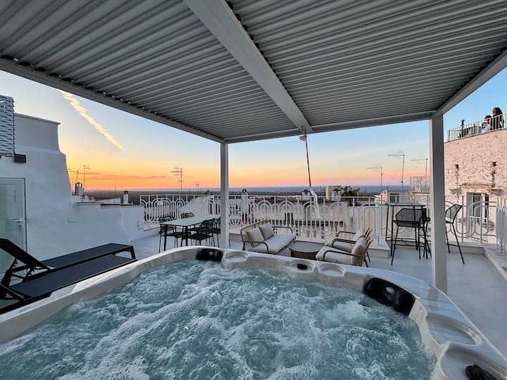 Lefkó Home Jacuzzi Vista Mare - Ostuni