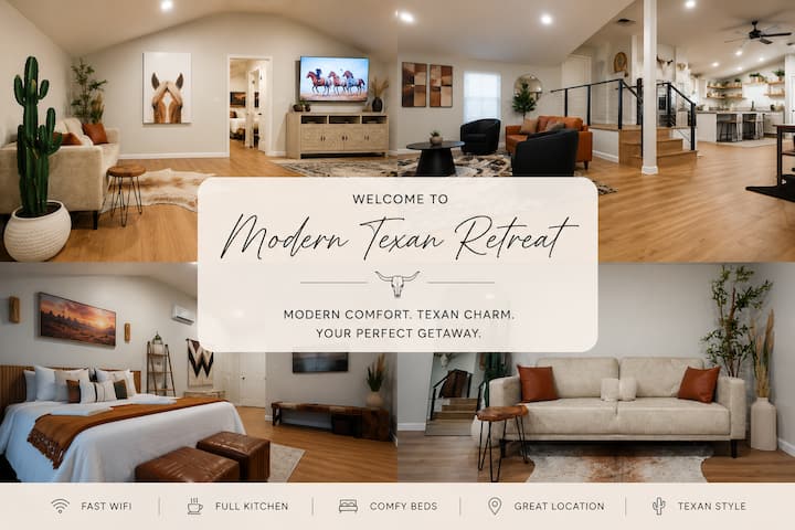 Modern Texan Retreat | World Cup | Super Host - Aéroport de Dallas-Fort Worth (DFW)
