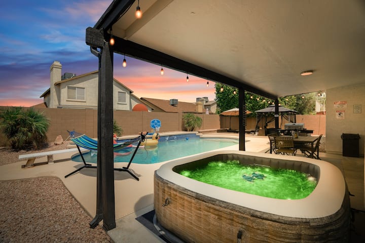 Az Spring Training|hot Tub+pool+firepit|sleeps 11 - Glendale, AZ