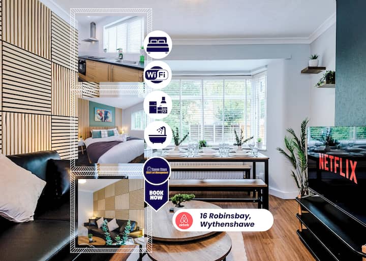 Relaxing Stay Manchester Airport | Stylish Getaway - Altrincham