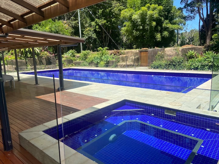 Byron Hinterland Rainforest Retreat W- Pool & Spa - Mullumbimby