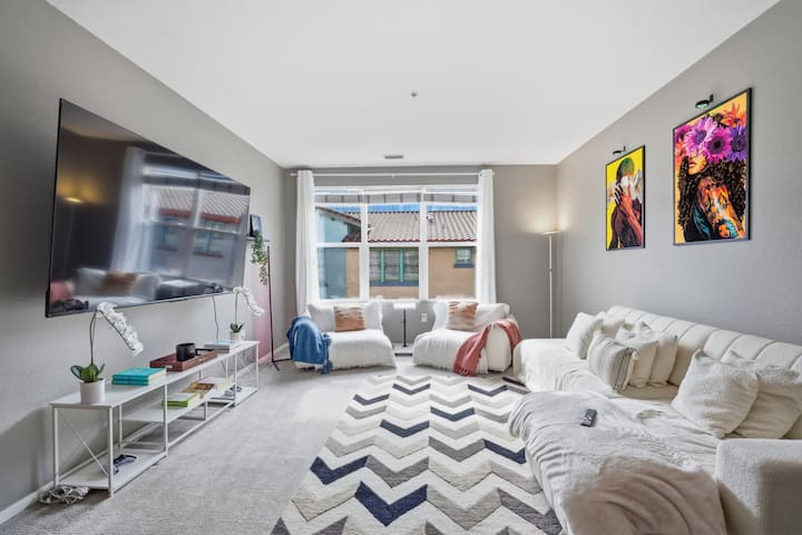 Luxury 1b 1b On Santana Row King Bed | Gym & Pool - San José